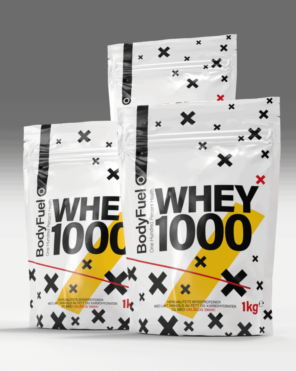 BodyFuel 1kg Whey 1000 - Tights.no