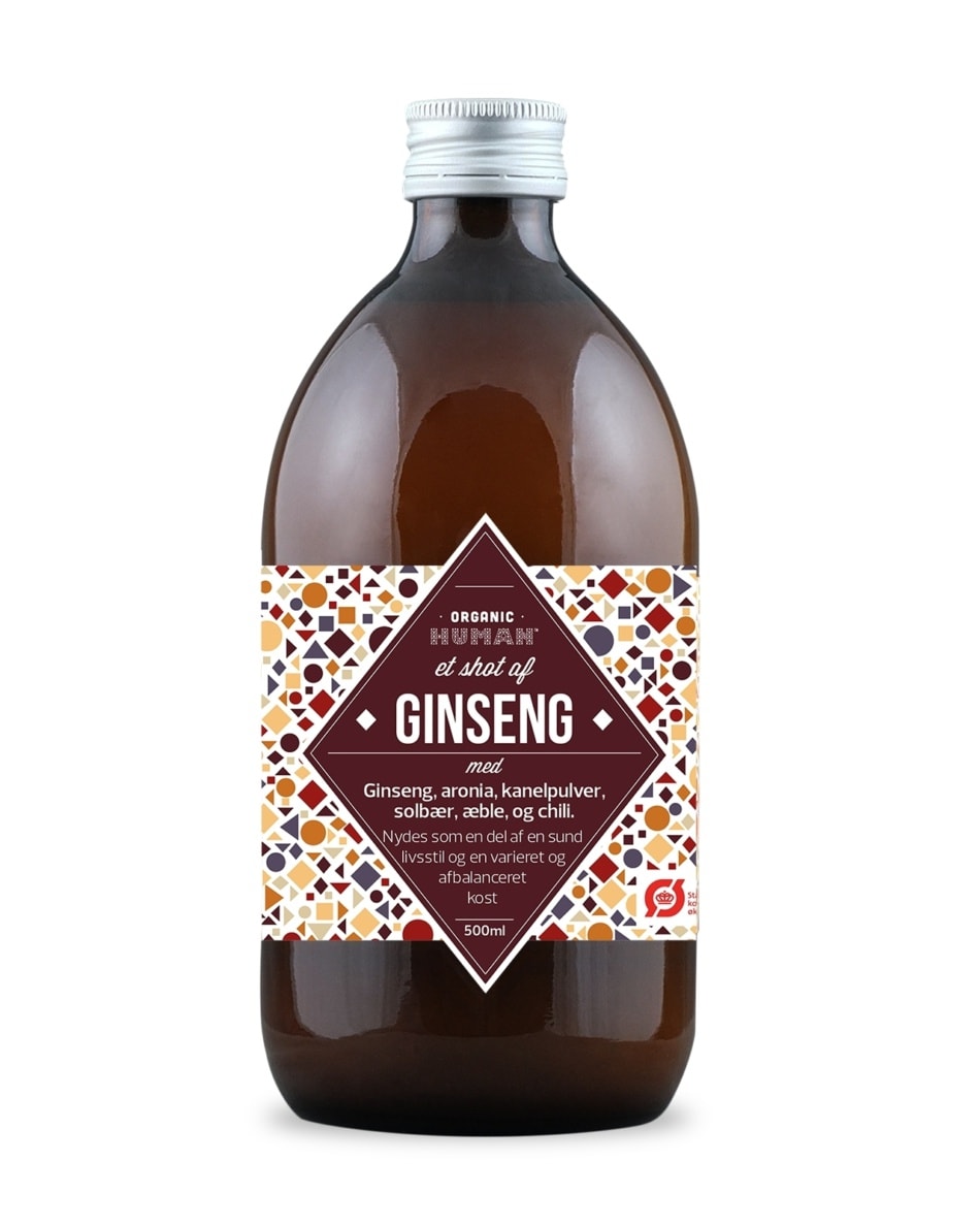 Organic Human A Shot Of Ginseng 500ml - Tights.no