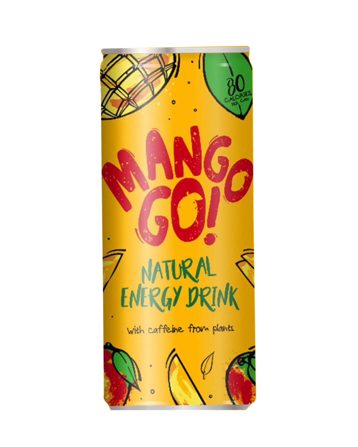 Mango Go Natural Energy Drink 250ml - Tights.no