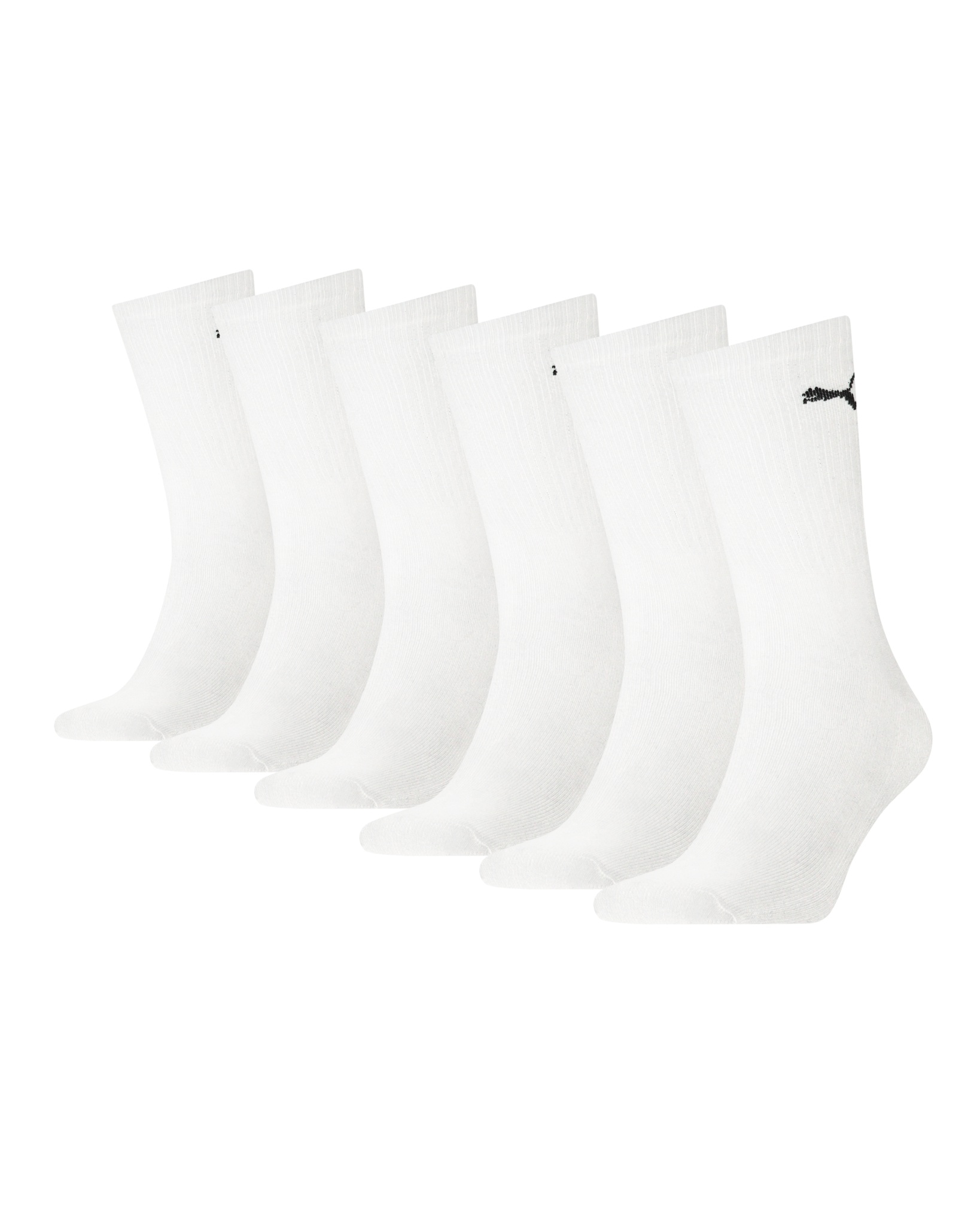 Puma Crew Sock White 6-pack - tights.no