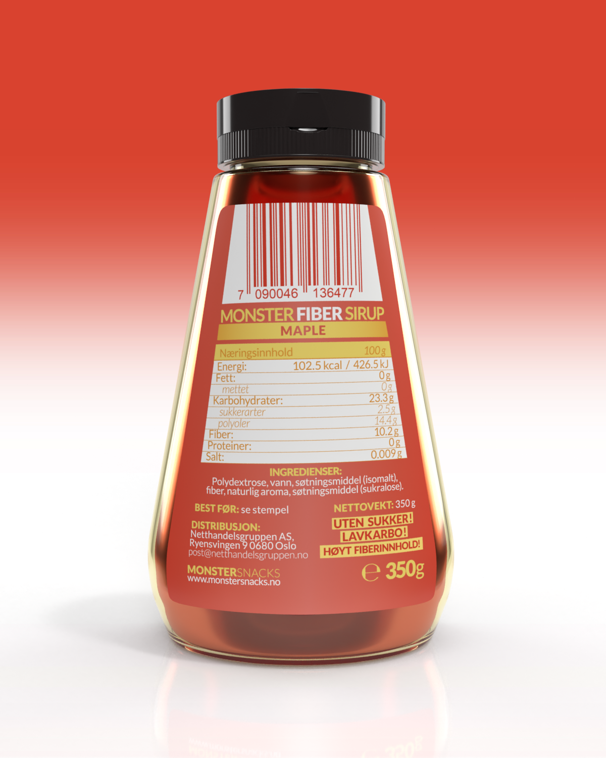 Monster FiberSirup Maple 350g - Tights.no