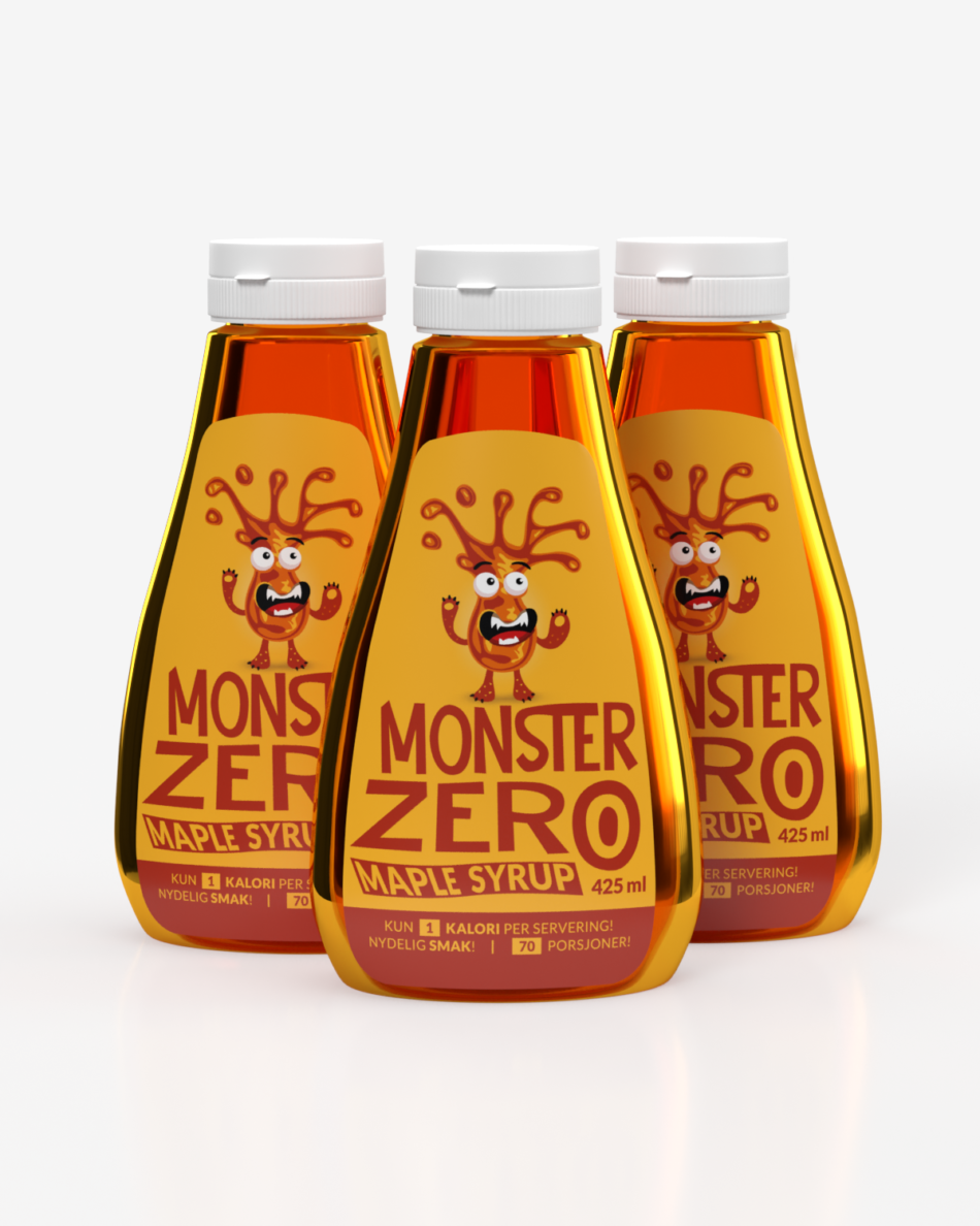 Monster Zero Calorie Syrup Maple Syrup 425ml - Tights.no