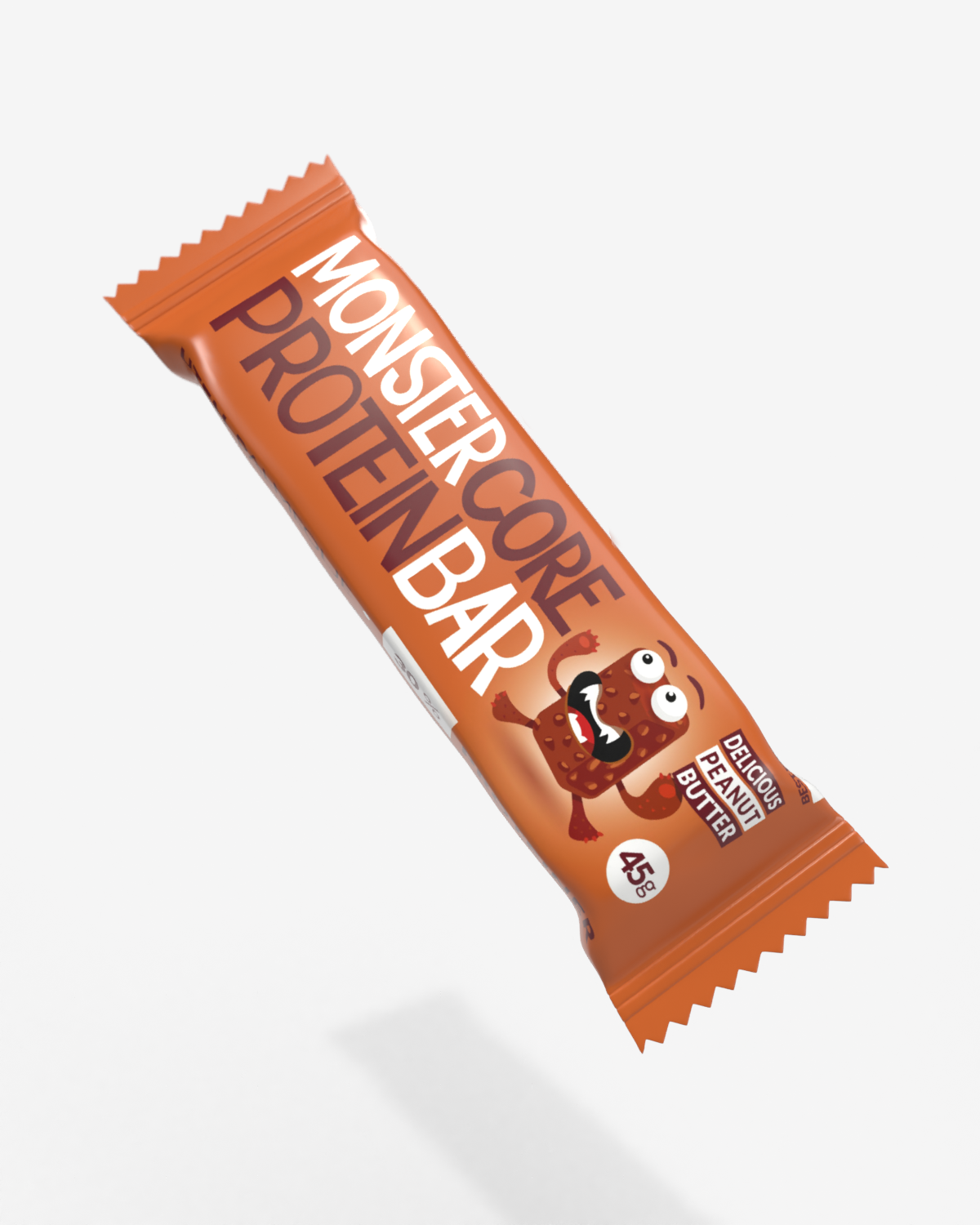 Monster Core Protein Bar - Delicious Peanut Butter 45g - Tights.no