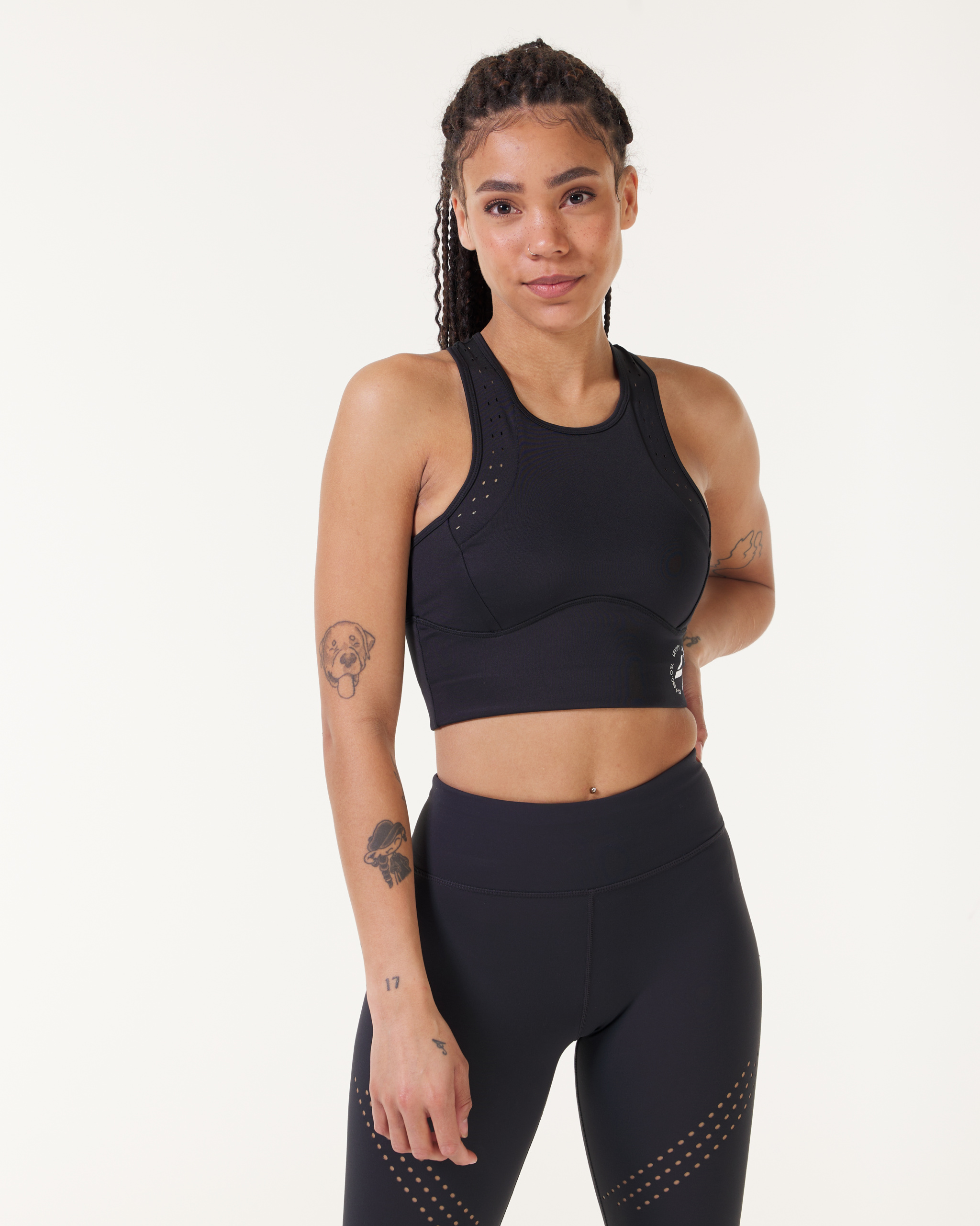 LEVITY Breeze Lasercut Bra Black - tights.no