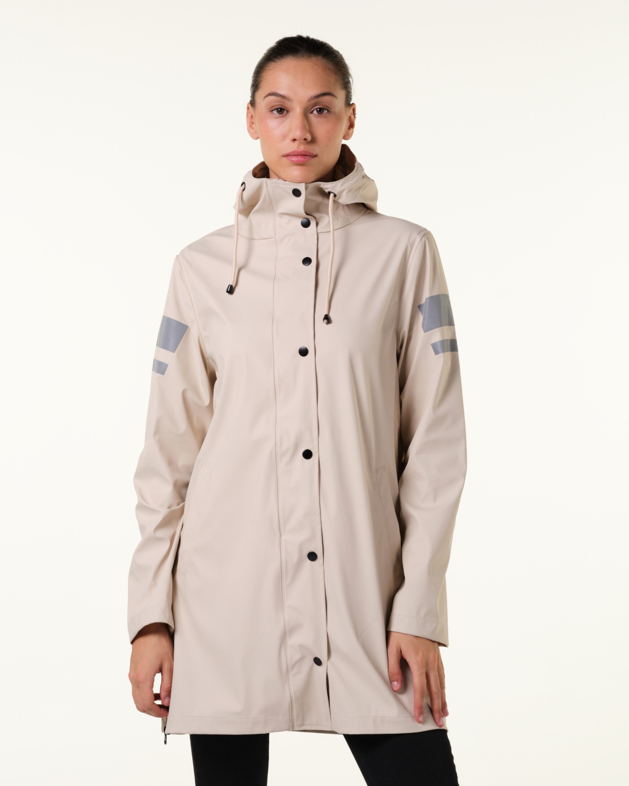 Outdoor & Essentials Oslo Commuter Rain Jacket Sand - tights.no