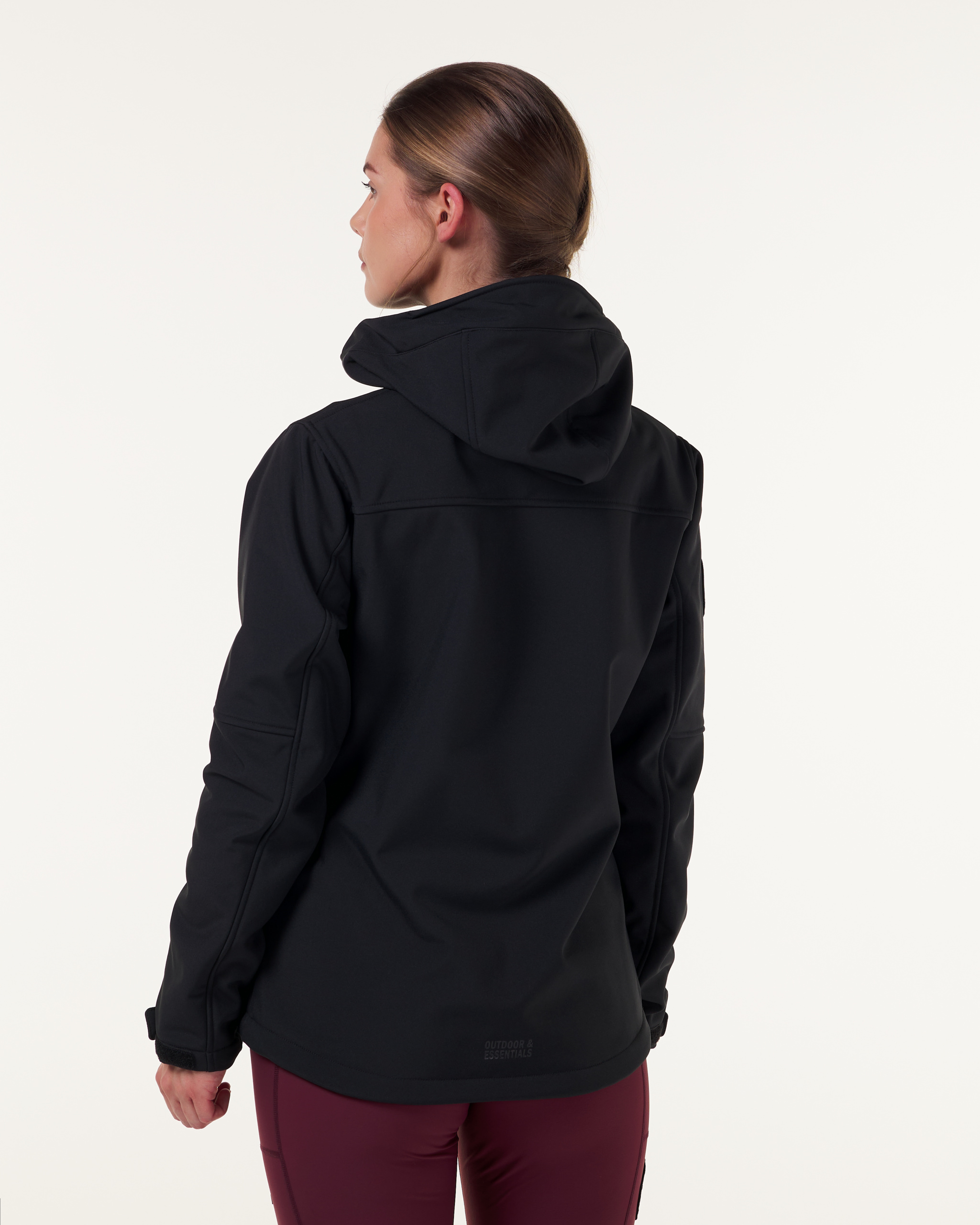 Outdoor & Essentials City Hike SoftShell Jacket w Fleeceliner Black ...