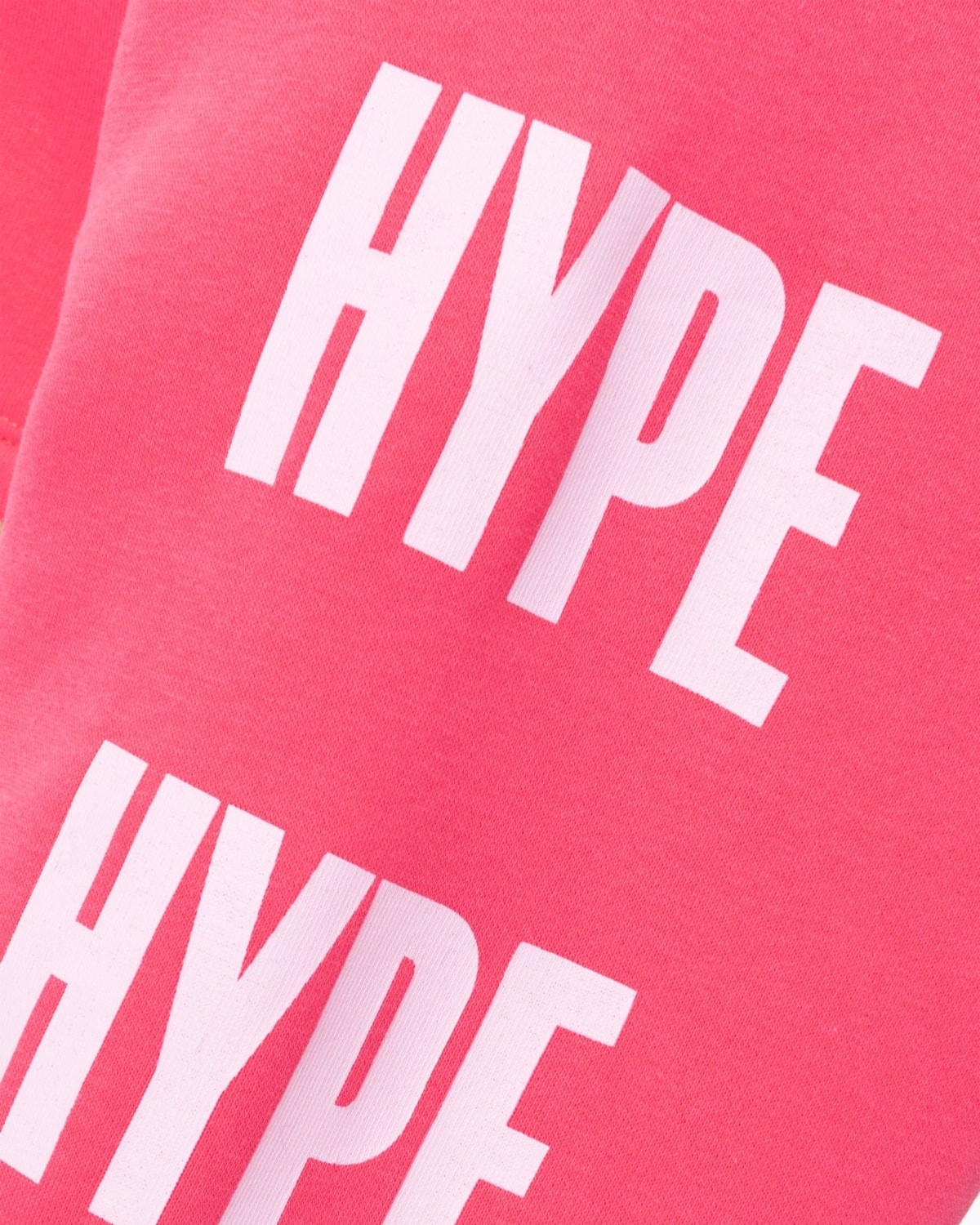 HYPE Pink Block Crop Crew - tights.no