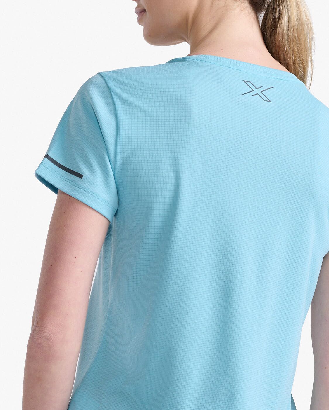 2XU Aero Tee Bluejay/Black Reflective - Tights.no