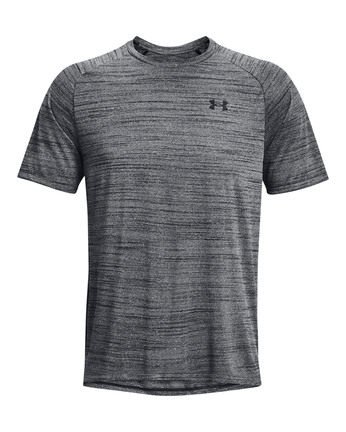 UA Tiger Tech 2.0 Short Sleeve Grey/Black - Tights.no