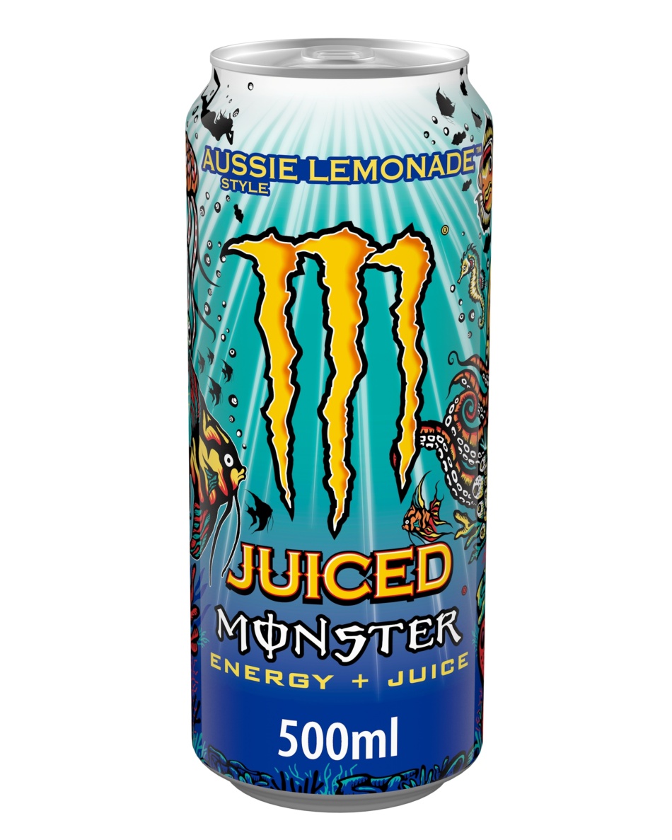 Monster Aussie Lemonade 500ml - Tights.no