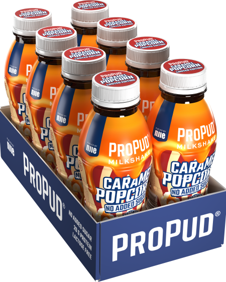 NJIE ProPud Milkshake Caramel Popcorn 330ml - Tights.no