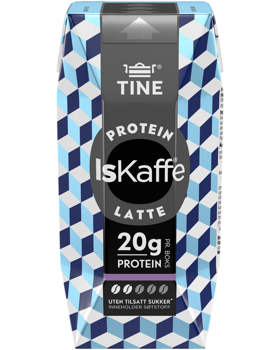 TINE IsKaffe Latte Protein UTEN 330ml - Tights.no