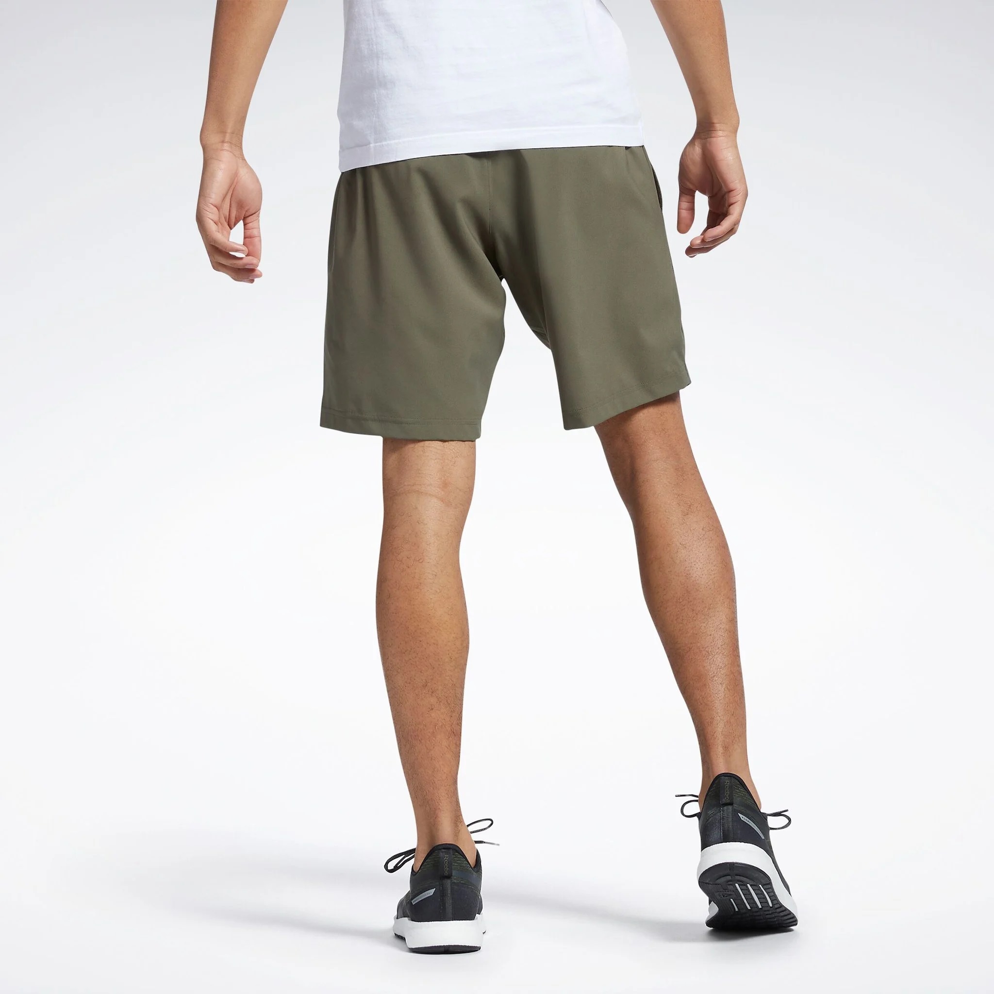 Reebok Wor Woven Short Army Green - tights.no