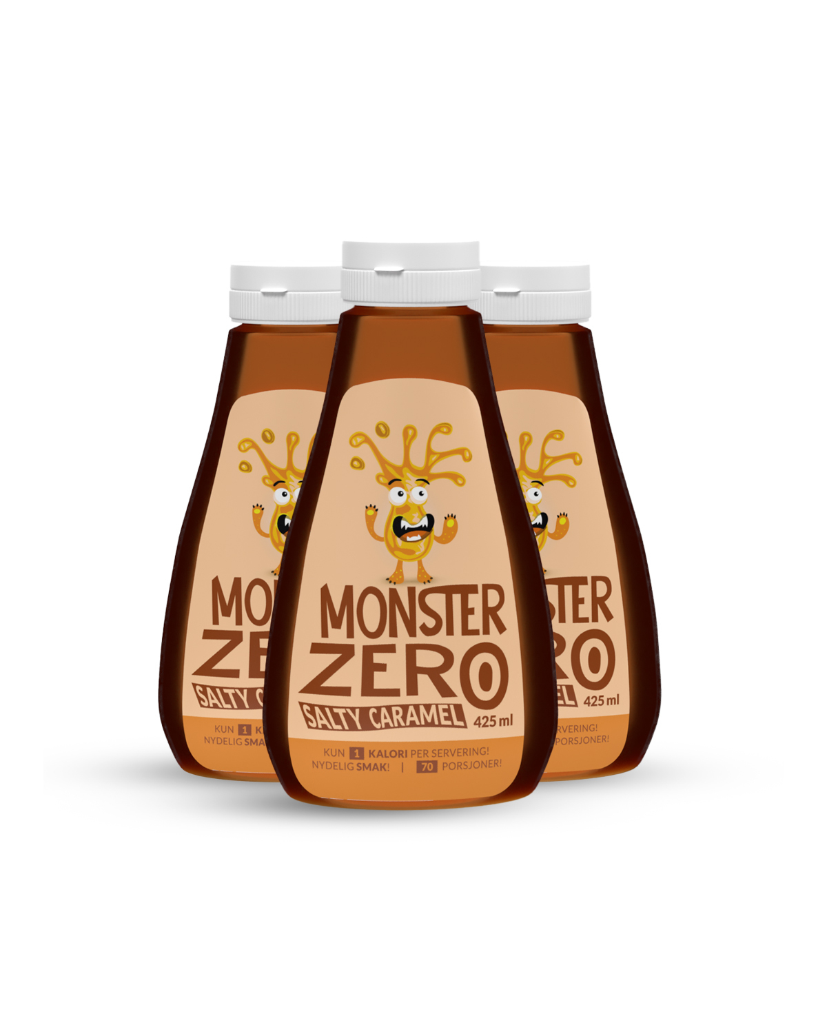 Monster Zero Calorie Syrup Salty Caramel 3x425ml - Tights.no