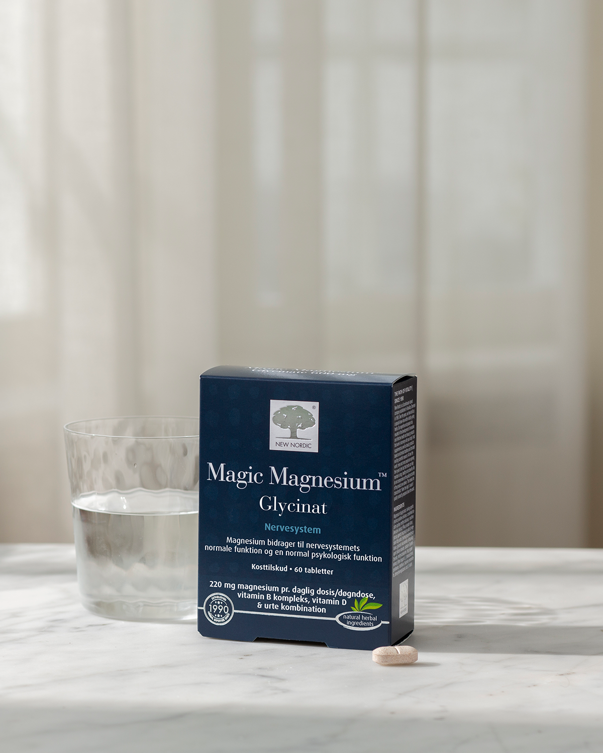 New Nordic Magic Magnesium Glycinate 60 caps - tights.no