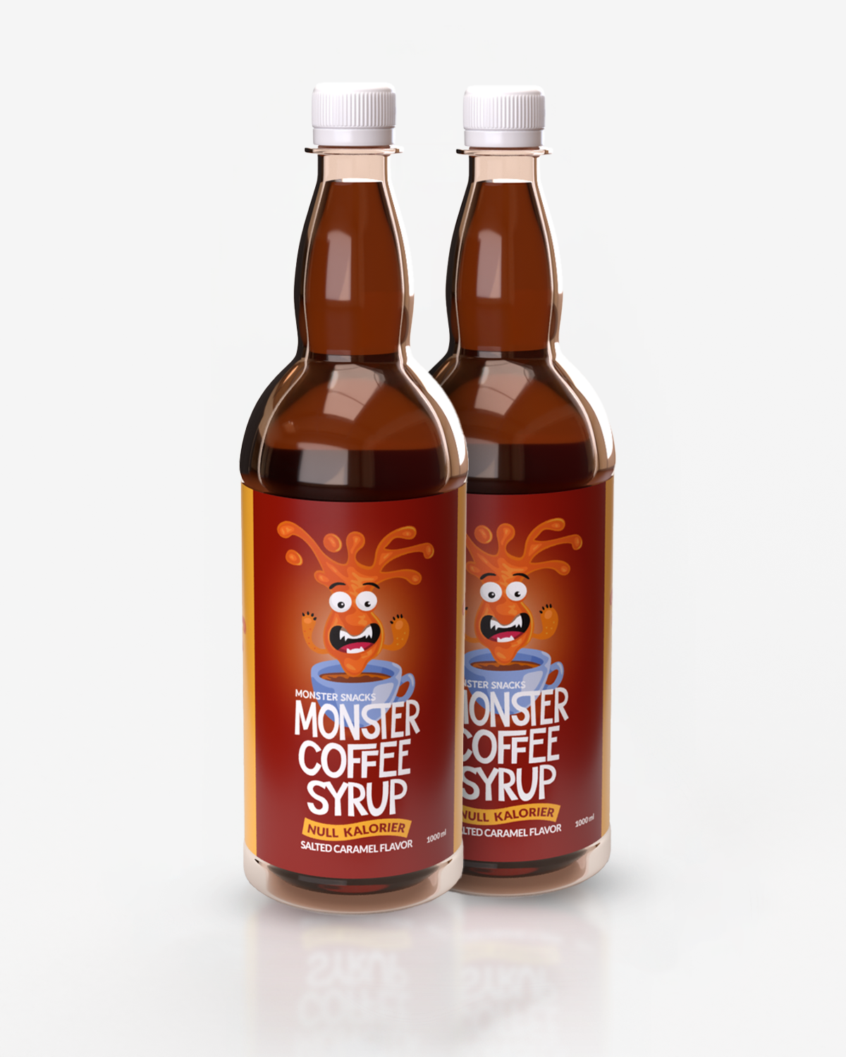 Monster Zero Coffee Syrup Salted Caramel 2x1000ml - Tights.no