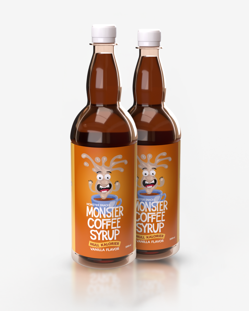 Monster Zero Coffee Syrup Vanilla 2x1000ml - tights.no