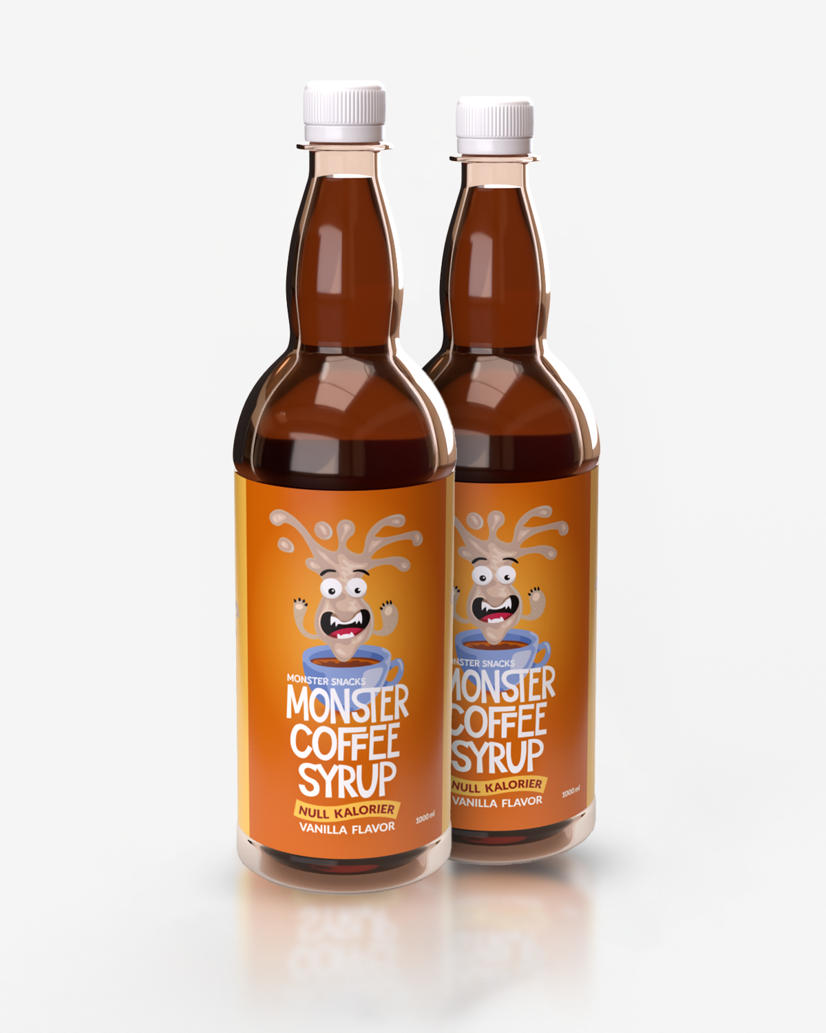 Monster Zero Coffee Syrup Vanilla 2x1000ml - tights.no