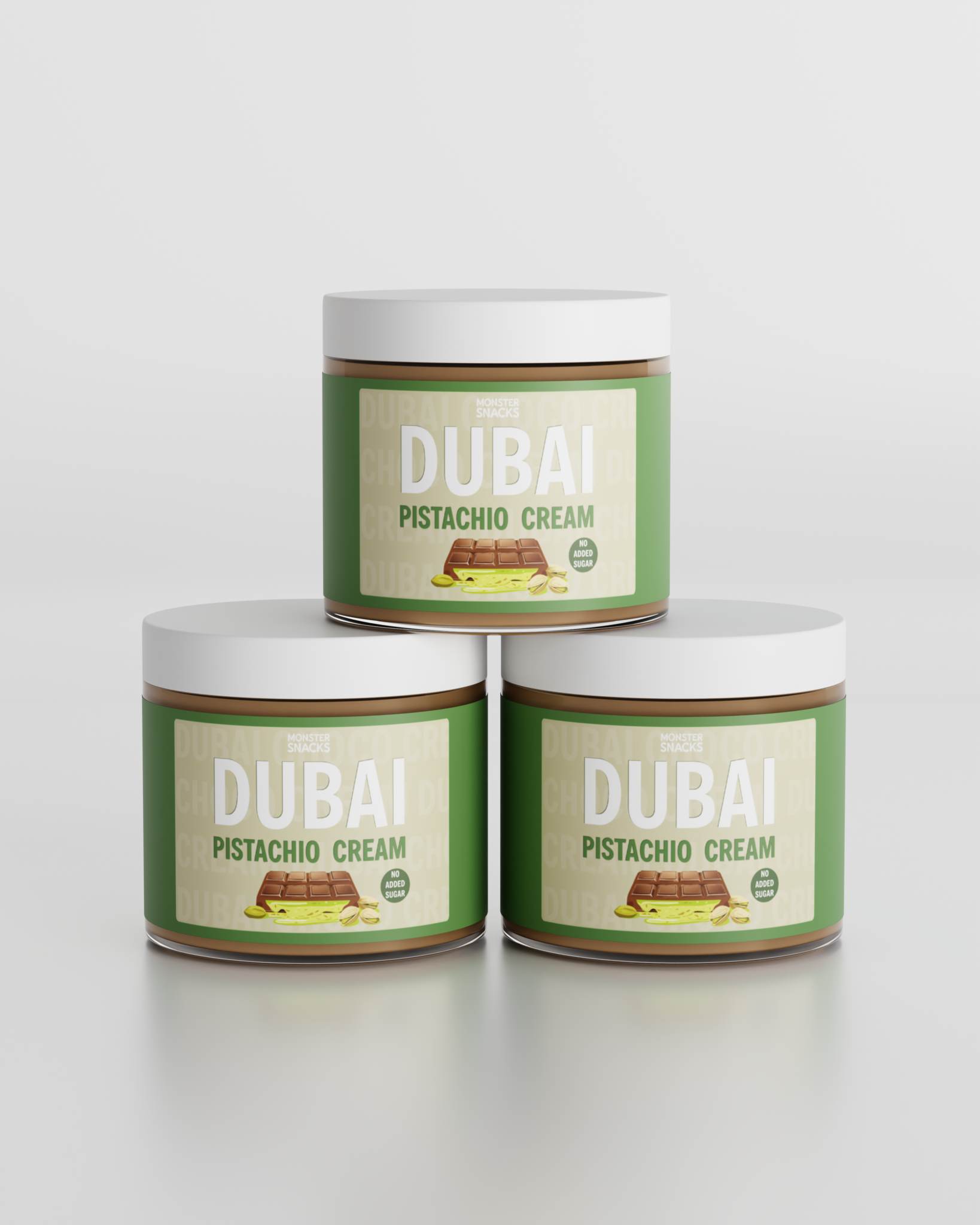 Monster Dubai Pistachio Cream 3x300g - Tights.no
